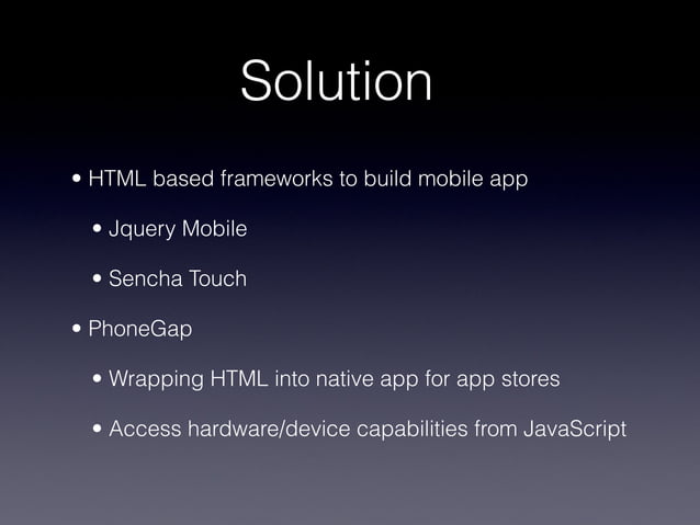 Cross Platform Mobile Development | PDF