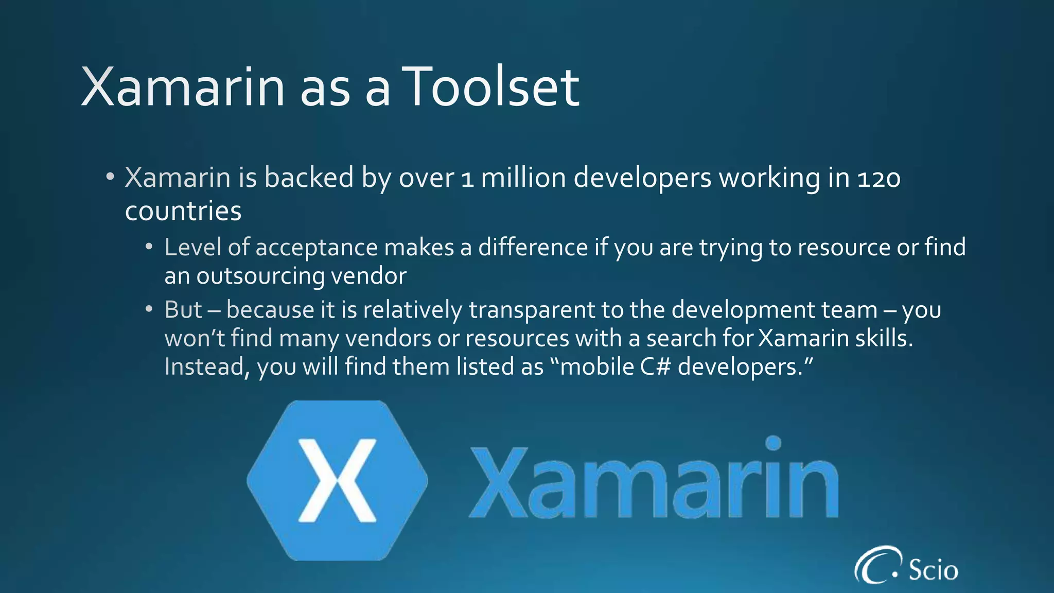 Cross-Platform Mobile Development & Xamarin | PPTX