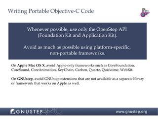 Cross Platform Objective C Development Using Gn Ustep | ODP