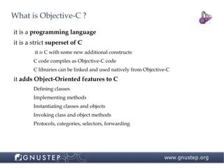 Cross Platform Objective C Development Using Gn Ustep | ODP