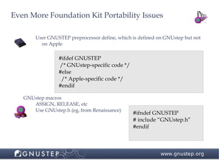 Cross Platform Objective C Development Using Gn Ustep | ODP