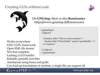 Cross Platform Objective C Development Using Gn Ustep | ODP