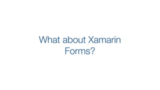 Cross platform Xamarin Apps With MVVM | PPT