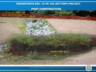 Crosspointe Pond Retrofit 2014 | PPTX