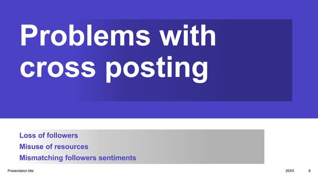 Cross Posting on Social Media pptx | PPT | Free Download