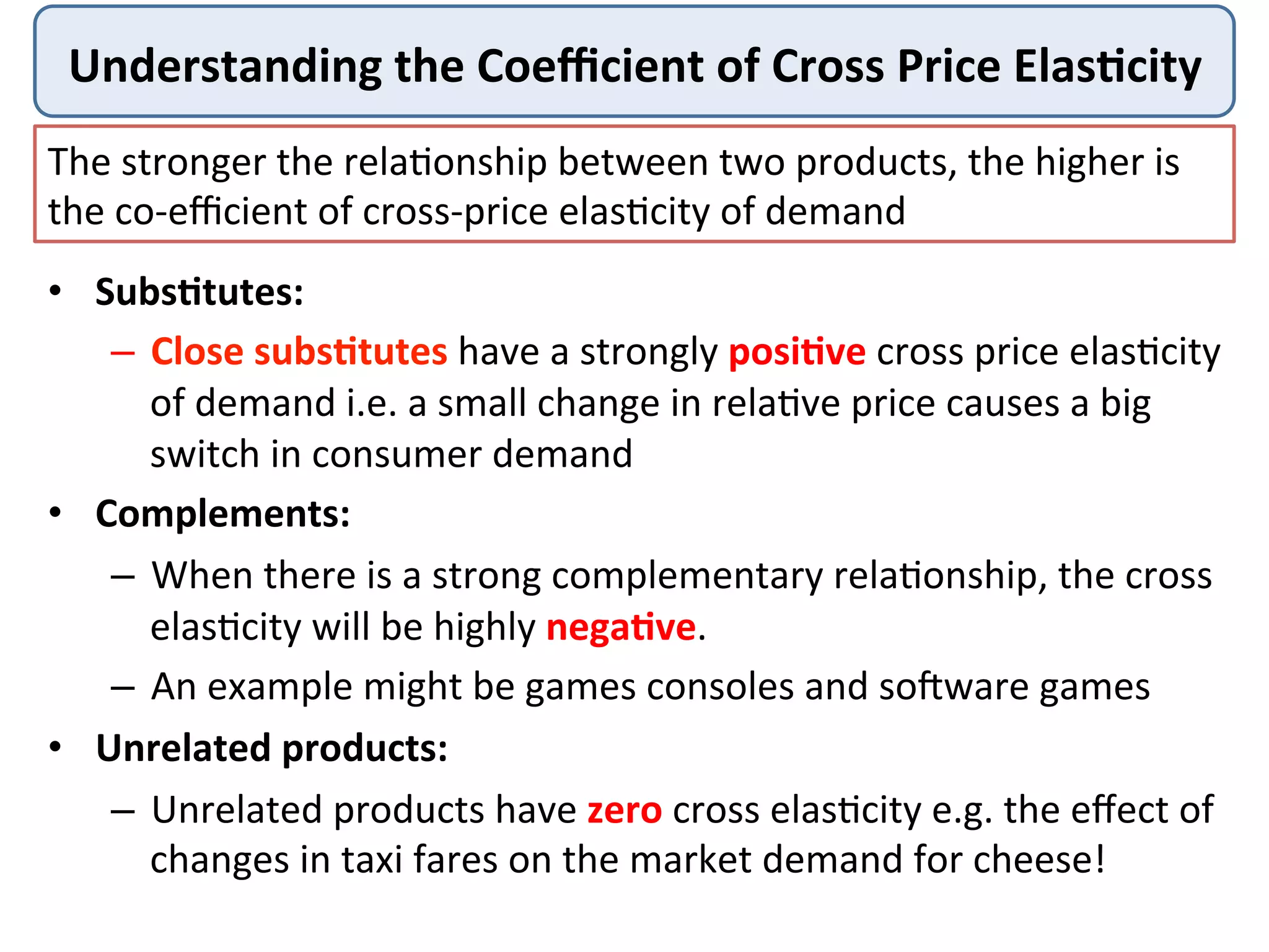 Cross price elasticity | PDF