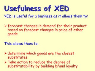 Cross price elasticity of demand | PPTX