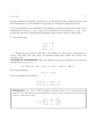 Cross product | PDF