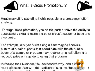 Cross promotional strategy | PPTX