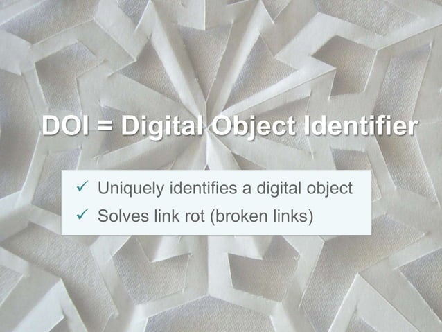 Introduction to CrossRef Technical Basics Webinar | PPT