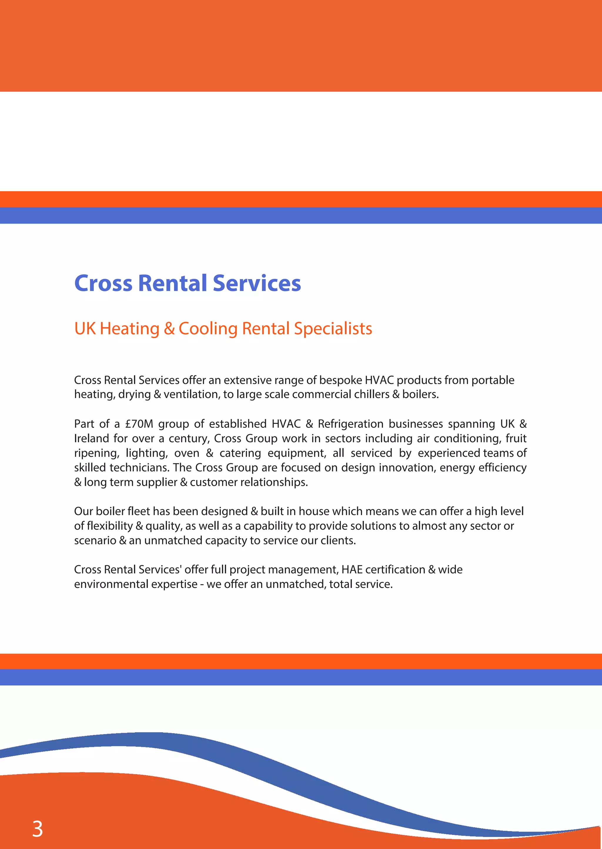 Cross Rental Services Product Handbook | PDF