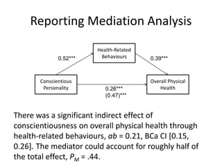 Introduction to Mediation using SPSS | PPTX