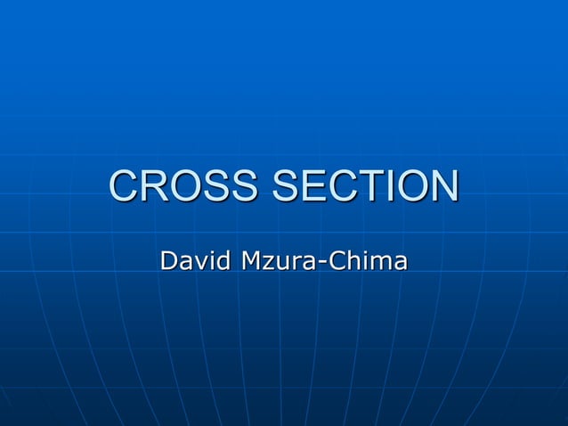 Cross section | PPTX
