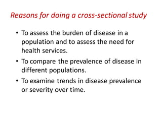 Cross sectional study | PDF