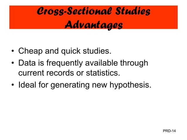 Cross sectional study | PPT