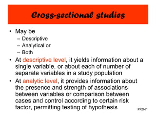 Cross sectional study | PPT