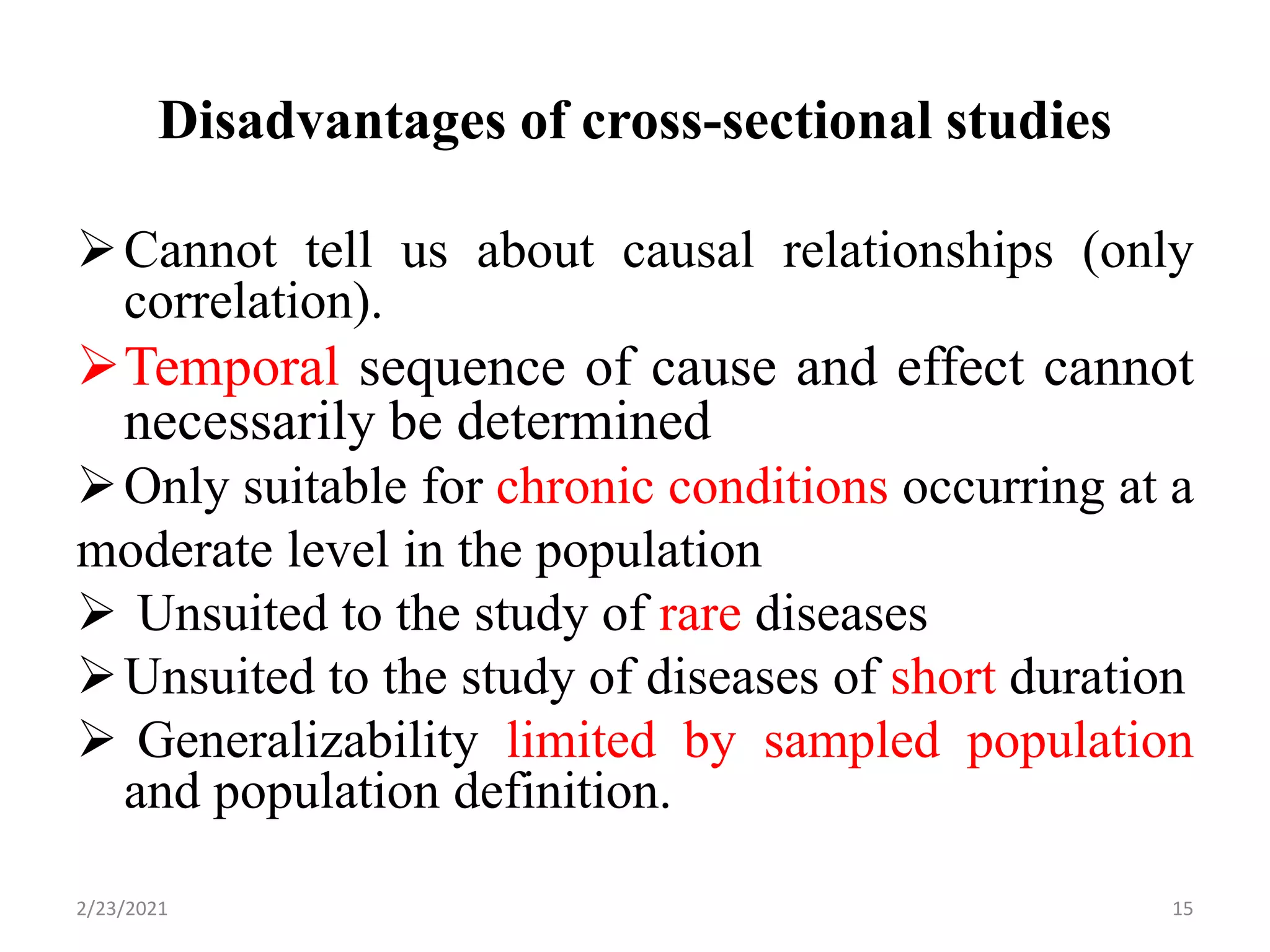 Cross sectional study | PPTX