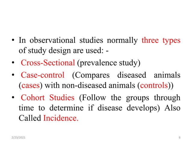 Cross sectional study | PPTX