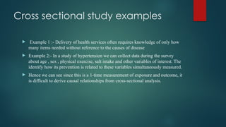 Cross sectional study.pptx community medicine | PPTX