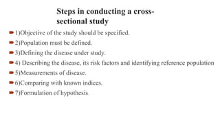 cross sectional study of medicine psm communiyy | PPT