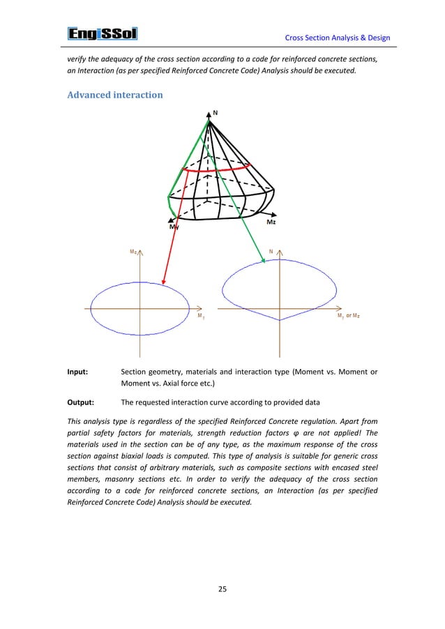 User Manual for Cross Section Analysis & Design | PDF