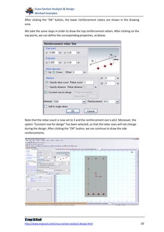 Cross section analysis and design: Worked examples | PDF