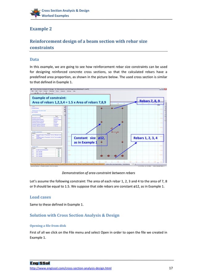 Cross section analysis and design: Worked examples | PDF