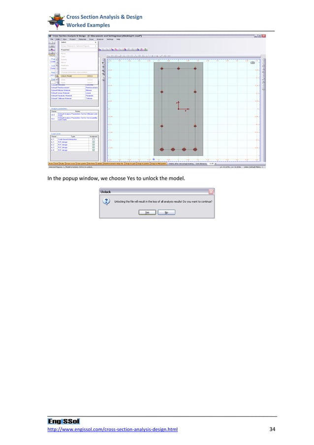 Cross section analysis and design: Worked examples | PDF