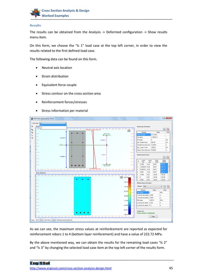 Cross section analysis and design: Worked examples | PDF