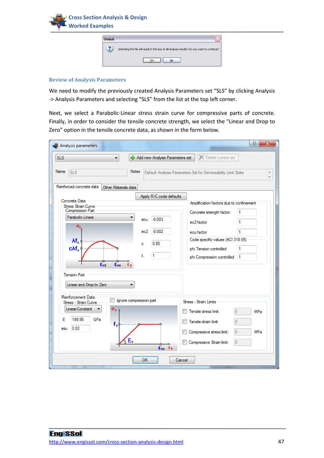 Cross section analysis and design: Worked examples | PDF
