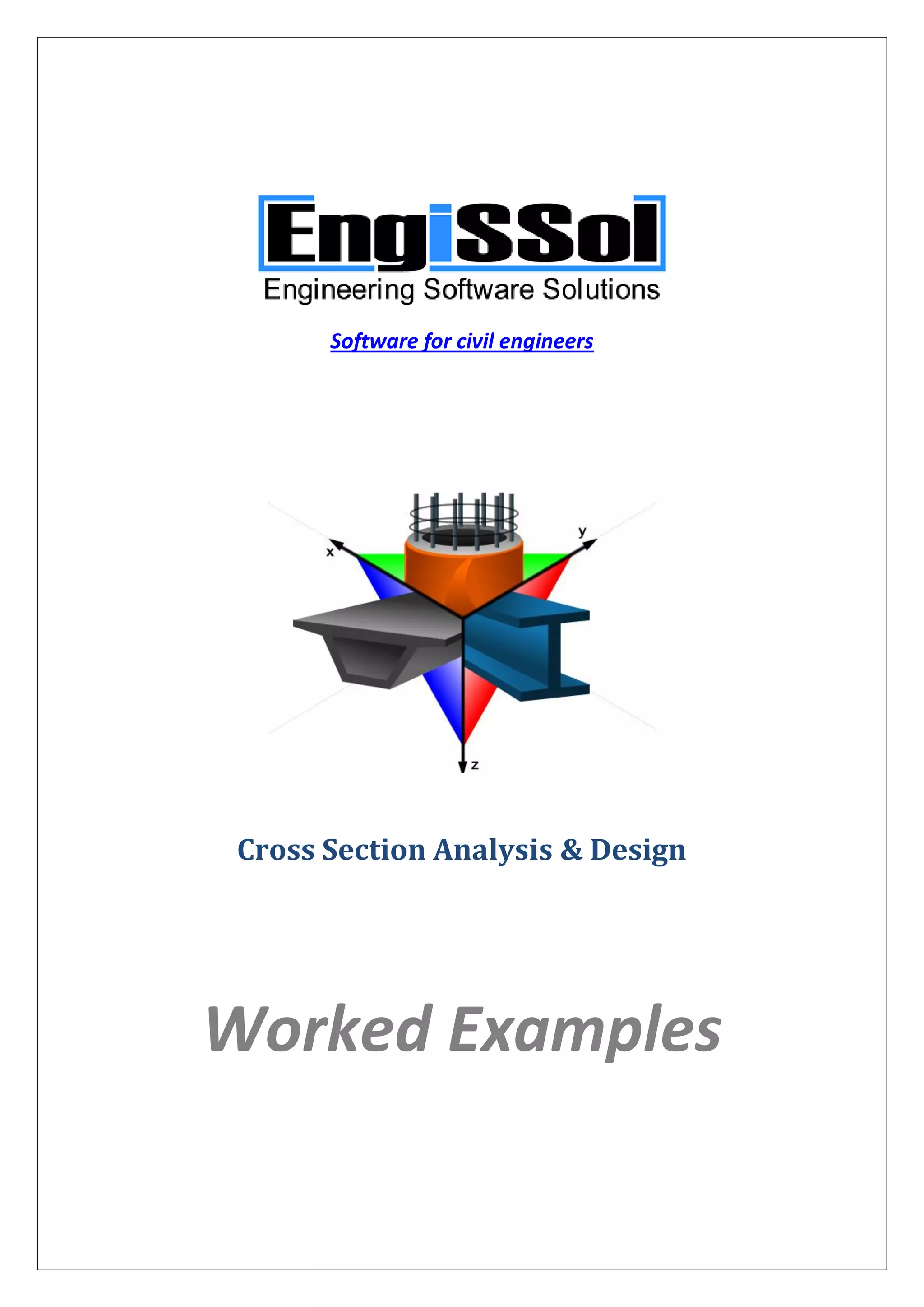 Worked examples for Cross section analysis and design software | PDF