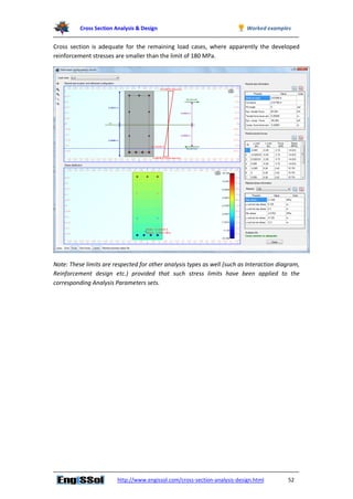Worked examples for Cross section analysis and design software | PDF