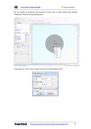 Worked examples for Cross section analysis and design software | PDF
