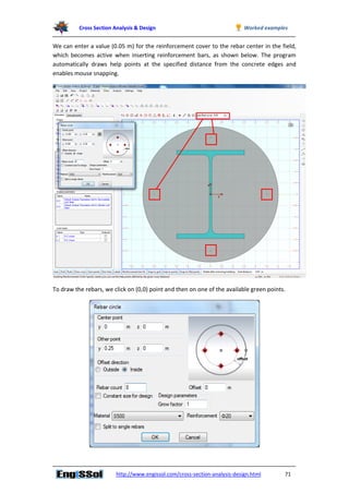 Worked examples for Cross section analysis and design software | PDF