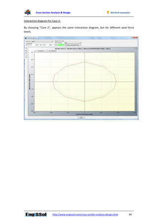 Worked examples for Cross section analysis and design software | PDF
