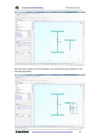 Worked examples for Cross section analysis and design software | PDF ...