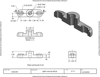 Cross section drawings | PDF