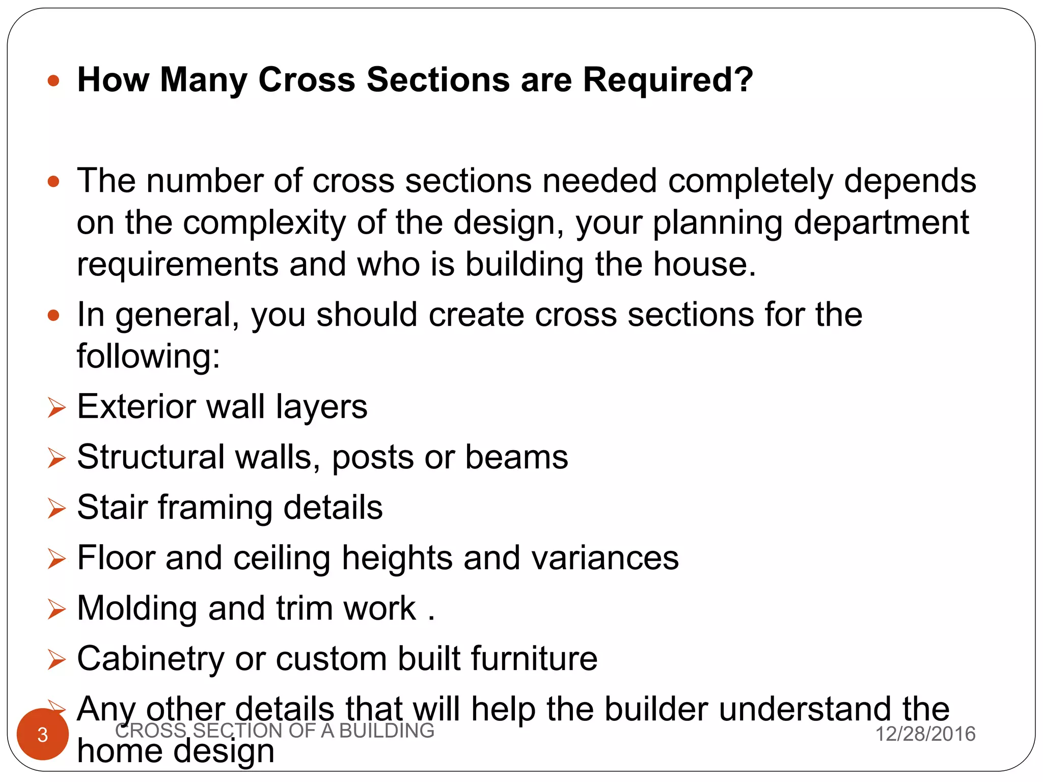Cross section of a building | PPTX