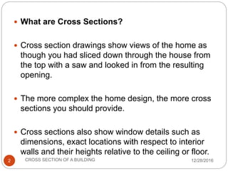 Cross section of a building | PPTX