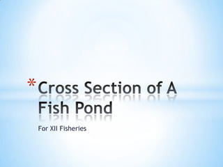 Cross section of a fish pond | PPTX