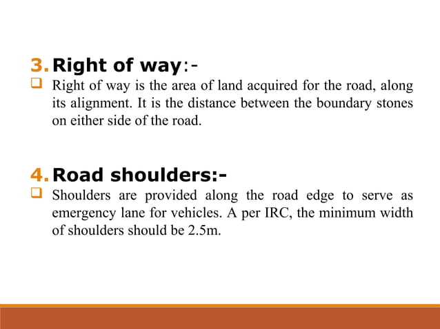 Cross section of road | PPT