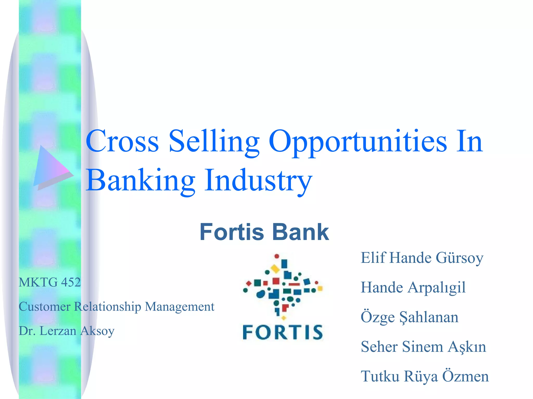 Cross Selling Opportunities In Banking Industry | PPT