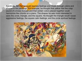 Cross sensory art | PPT