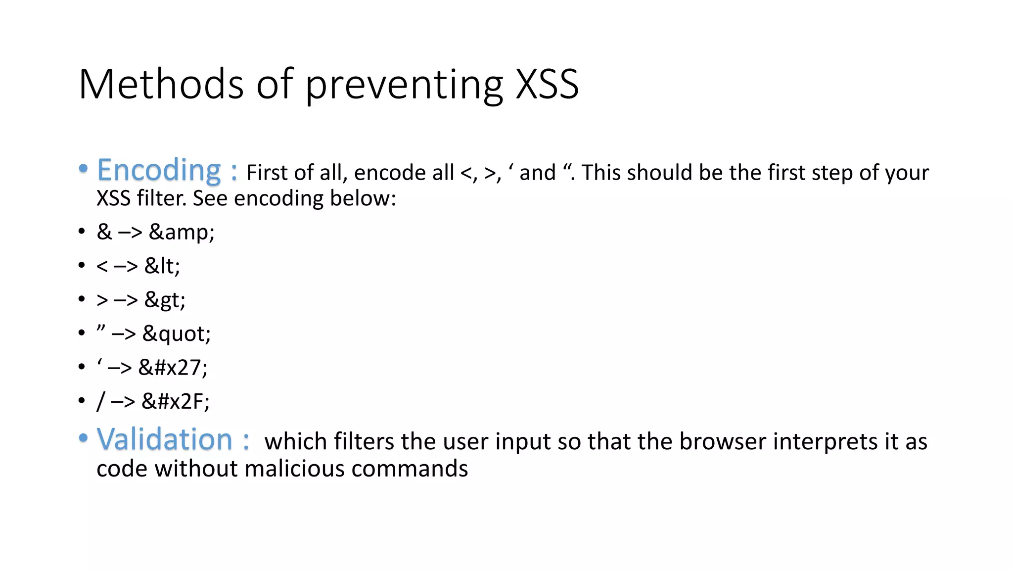 Cross site scripting | PPTX