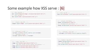 Cross site scripting | PPTX