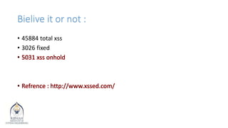 Cross site scripting | PPTX