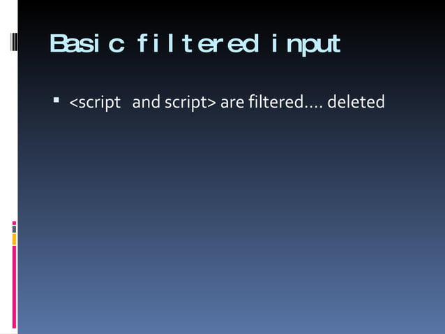 Cross Site Scripting Augusta For Matrix Session | PPT