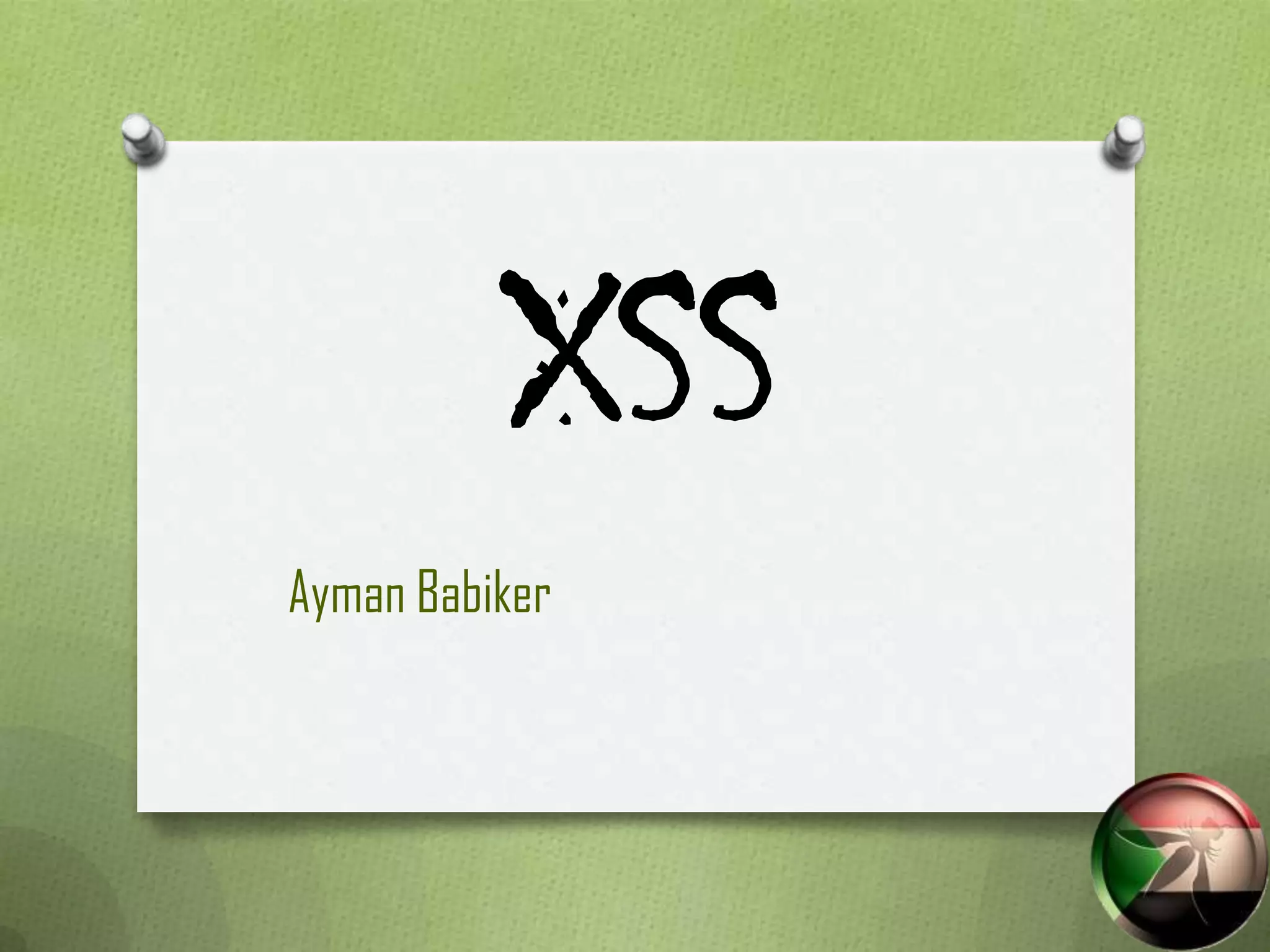 Cross Site Scripting Xss Ppt