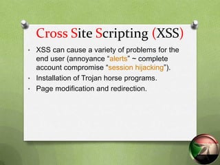Cross Site Scripting (XSS) | PPTX