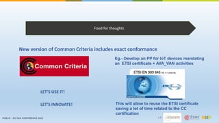 Cross standard and scheme composition - A needed cornerstone for the ...